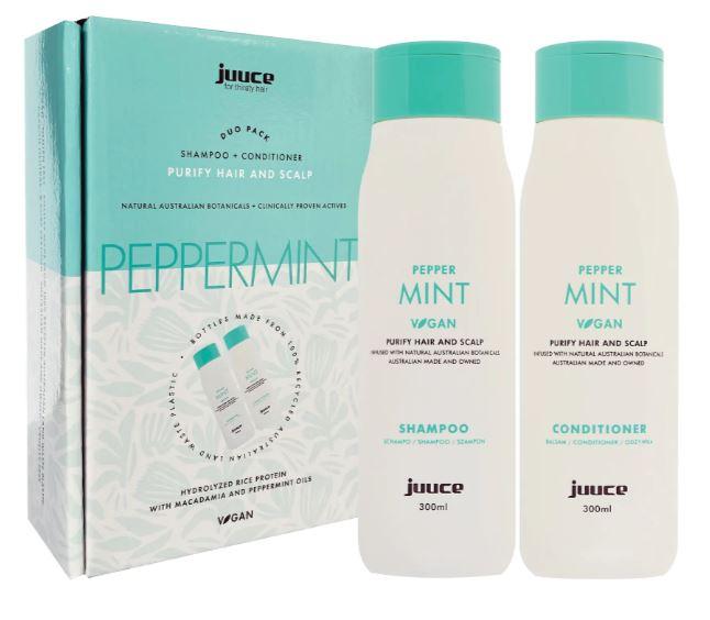 Juuce Peppermint S & C 300ml Duo — S+S Hair & Beauty