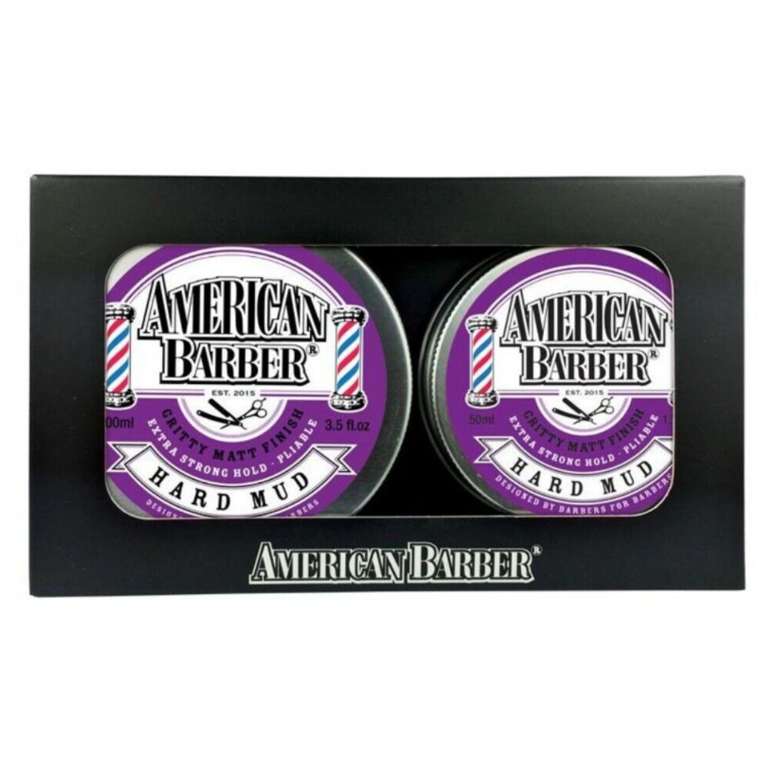 American Barber Hard Mud Duo — S+S Hair & Beauty