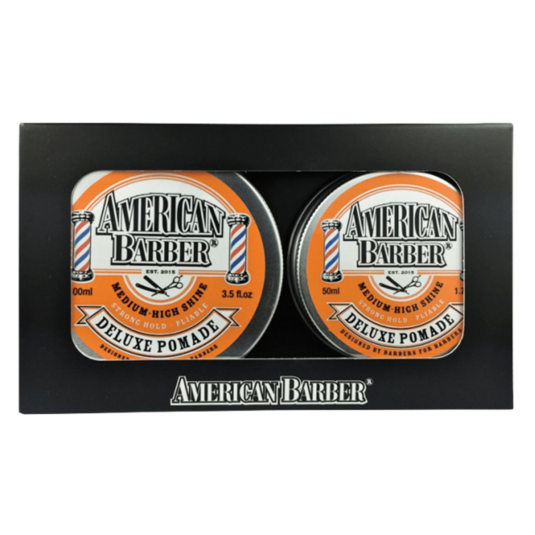American Barber Deluxe Pomade Duo — S+S Hair & Beauty